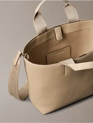 Calvin Klein Ultralight Mini Tote Bag - Crockery
