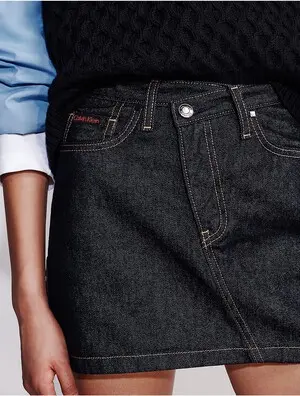 Calvin Klein Denim Mini Skirt