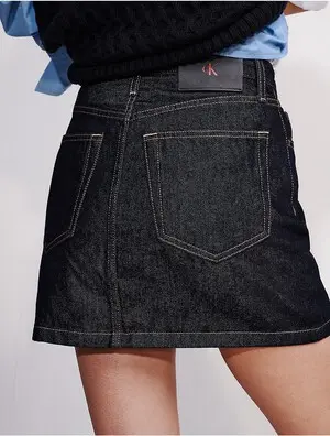Calvin Klein Denim Mini Skirt