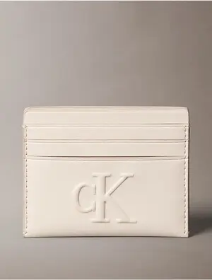 Calvin Klein Sculpted Impression Card Case Morn