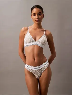 Calvin Klein Icon Cotton Modal Thong Ash