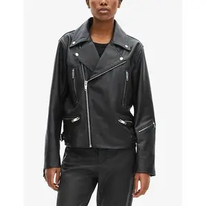 The Kooples Fringed Leather Jacket
