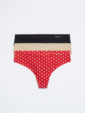 Calvin Klein Invisibles 3-pack Thong Multi