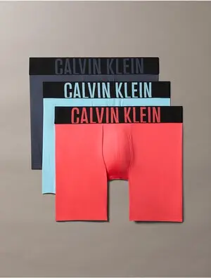 Calvin Klein Intense Power Micro 3-pack Boxer Brief - Ombre Blue/chilly Blue/punch Pink