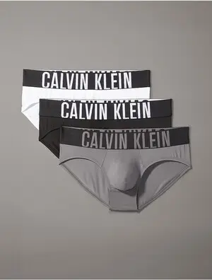 Calvin Klein Intense Power Micro 3-pack Hip Brief Black / Grey Sky / White