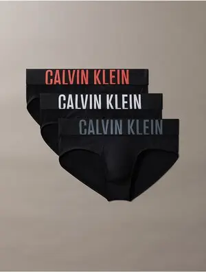Calvin Klein Intense Power Micro 3-pack Hip Brief - Black Multi