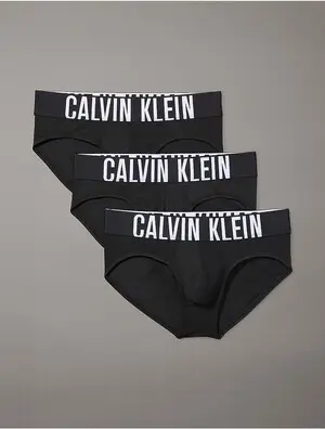 Calvin Klein Intense Power Micro 3-pack Hip Brief - Black