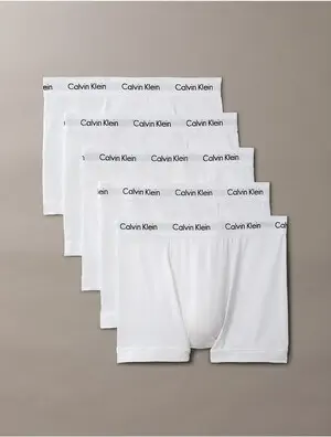 Calvin Klein Cotton Stretch 5-pack Trunk - Classic White