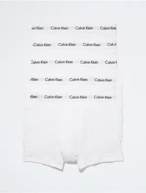 Calvin Klein Cotton Stretch 5-pack Trunk White