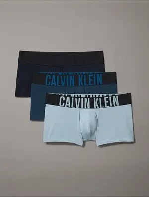 Calvin Klein Intense Power 3-pack Low Rise Trunk - Poseidon Multi