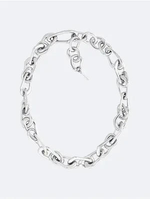 Calvin Klein Calvin Klein Organic Chain Link Necklace Silver