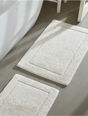 Calvin Klein Essence Solid Tufted 2-pack Bath Rug Set - Wheat Beige