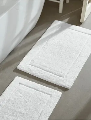 Calvin Klein Essence Solid Tufted 2-pack Bath Rug Set - White