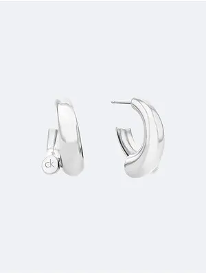 Calvin Klein Sculptural Round Earrings