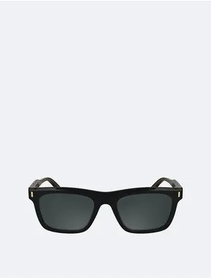Calvin Klein Modified Rectangle Sunglasses - Black