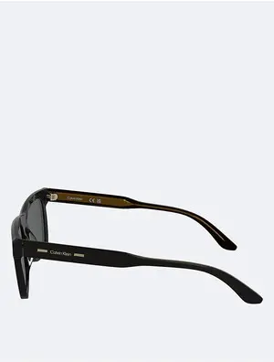 Calvin Klein Modified Rectangle Sunglasses - Black