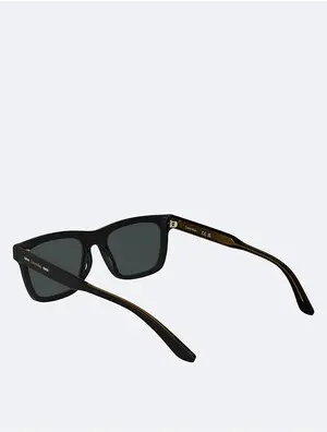 Calvin Klein Modified Rectangle Sunglasses - Black