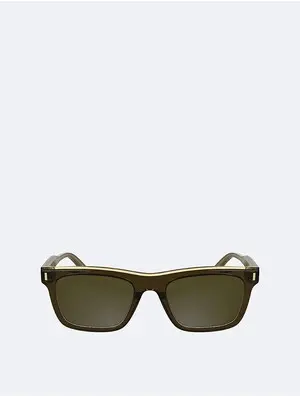 Calvin Klein Modified Rectangle Sunglasses - Brown