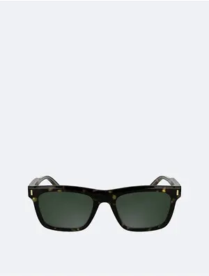 Calvin Klein Modified Rectangle Sunglasses - Dark Havana