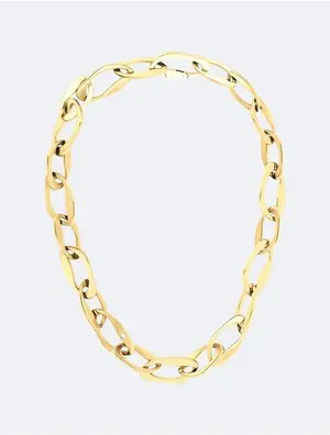Calvin Klein Organic Shape Link Chain Necklace - Gold