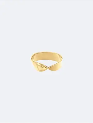 Calvin Klein Hinged Bangle Bracelet - Gold