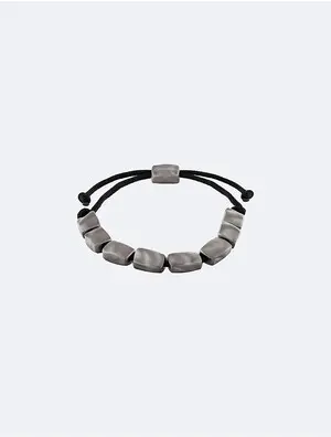 Calvin Klein Beaded Bracelet - Gun Metal