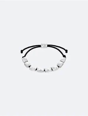 Calvin Klein Beaded Bracelet - Silver