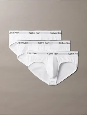 Calvin Klein Icon Cotton Stretch 3-pack Hip Brief White