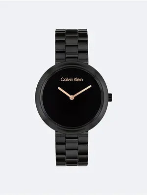 Calvin Klein Monochromatic Ceramic Bracelet Watch - Black
