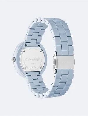 Calvin Klein Monochromatic Ceramic Bracelet Watch - Blue