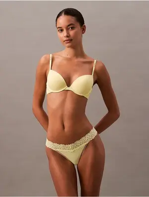 Calvin Klein Calvin Klein Attraction Dipped Bikini Pale Lime Yellow