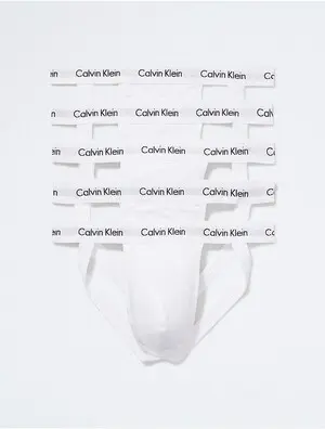 Calvin Klein Cotton Stretch 5-pack Jock Strap 5 White