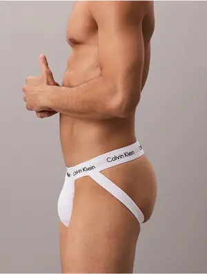 Calvin Klein Cotton Stretch 5-pack Jock Strap - White