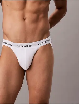 Calvin Klein Cotton Stretch 5-pack Jock Strap - White