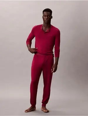 Calvin Klein Ultra Soft Modal Sleep Joggers - Beet Red