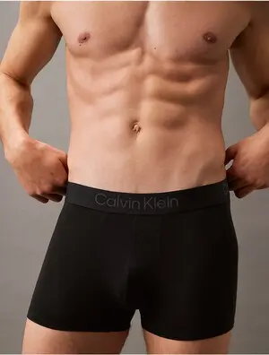 Calvin Klein Ultra Soft Modal 3-pack Trunk - B10 Grey Heather/black/shoreline