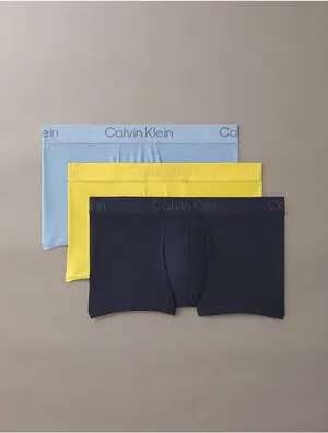 Calvin Klein Ultra Soft Modal 3-pack Trunk Shoreline / Antique Moss / Faded Denim