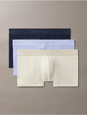 Calvin Klein Ultra Soft Modal 3-pack Trunk Shoreline/oatmeal Heather/saltwater