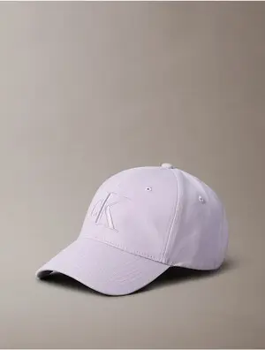 Calvin Klein Twill Cap With Embroidered Monogram - Island Lilac