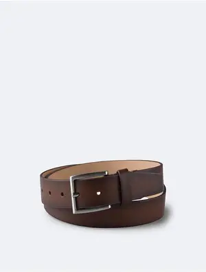 Calvin Klein Harness Buckle Belt - Cognac