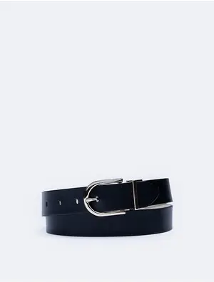 Calvin Klein Reversible Belt - New Bone / Black