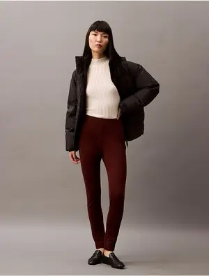 Calvin Klein Solid Ponte Skinny Pants
