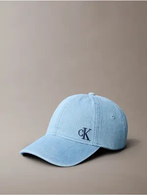 Calvin Klein Washed Denim Baseball Cap - Vintage Denim