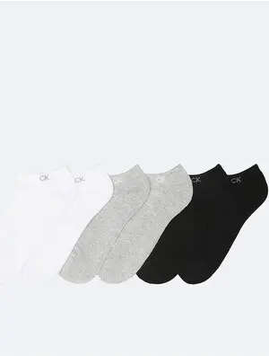 Calvin Klein Calvin Klein 6-Pack No Show Socks Oxford Heather Assorted