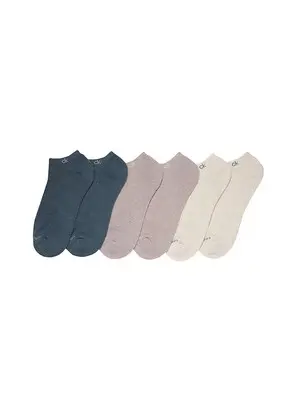 Calvin Klein Calvin Klein Cushion 6-Pack No Show Socks Blue Assorted