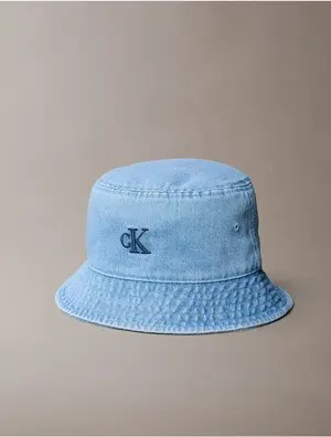 Calvin Klein Calvin Klein Monogram Denim Bucket Hat Vintage Denim