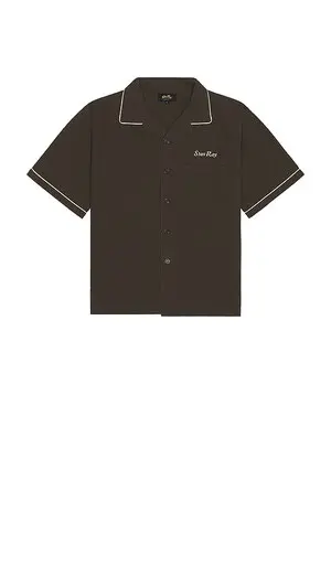STAN RAY Bowling Shirt In Charcoal