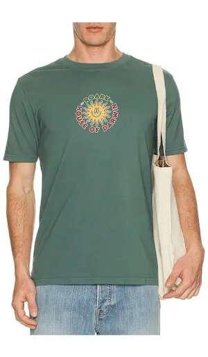 ROARK Hod Postcard Tee In Green
