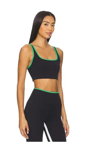 Splits59 Cait Rigor Sports Bra In Black - Black & Grass