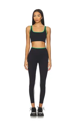 Splits59 Cait Rigor Sports Bra In Black - Black & Grass